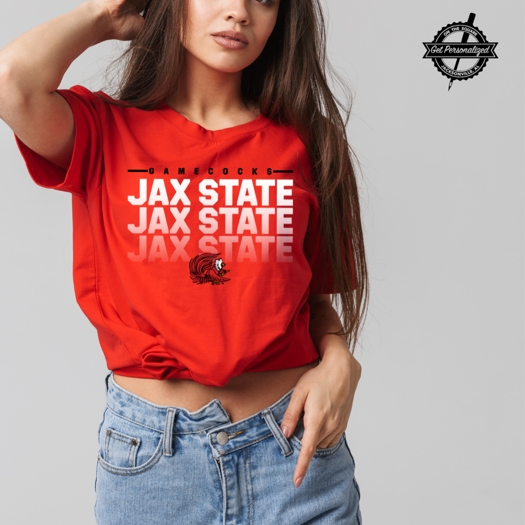 (4014) Faded Jax State TShirt